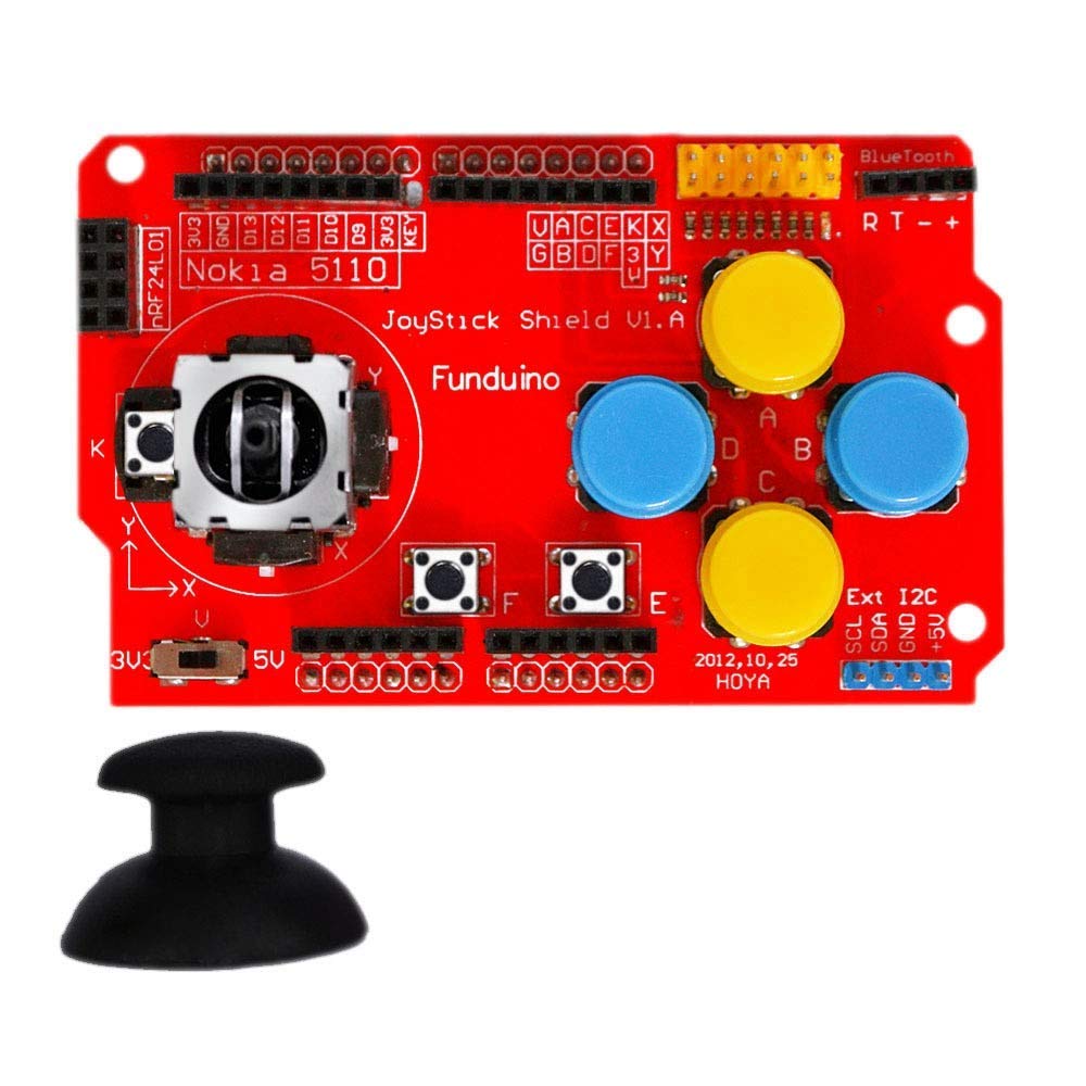 Buy JF-XUAN Joystick Shield for Expansion Board Analog Keyboard and Mouse Function Joystick ...