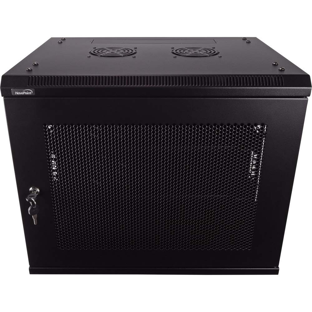 Amazon.com: NavePoint 9U Deluxe IT Wallmount Cabinet Enclosure 19-Inch ...