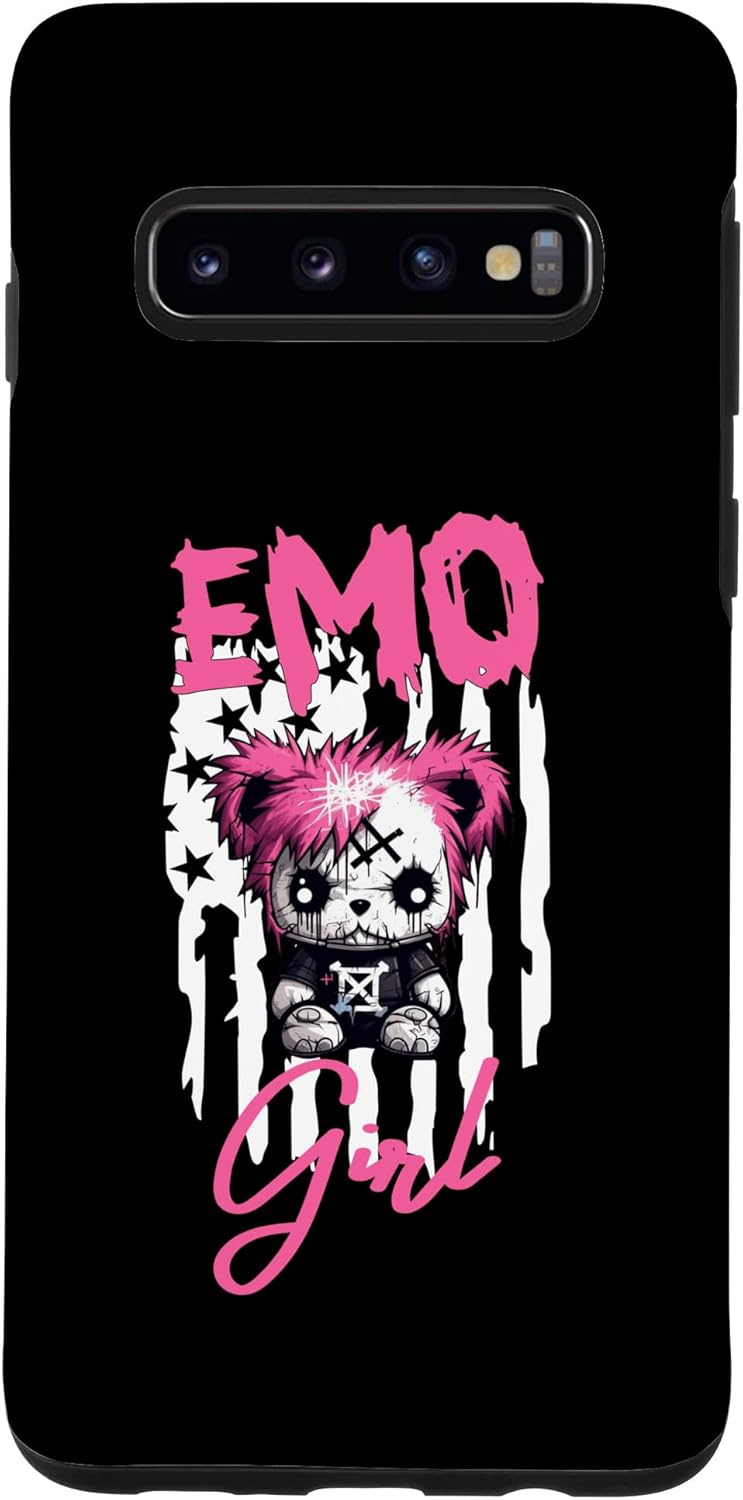 Amazon.com: Galaxy S10 Emoticon Emo Girl Emocore Aesthetic Case : Cell Phones & Accessories