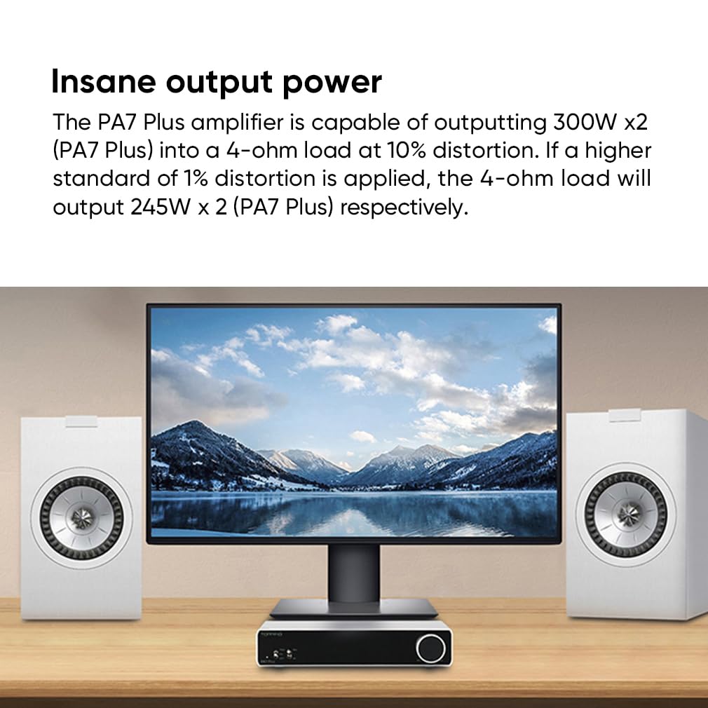 Snapklik.com : TOPPING PA7 Plus HiFi Power Amplifier, 300W X 300W Class ...