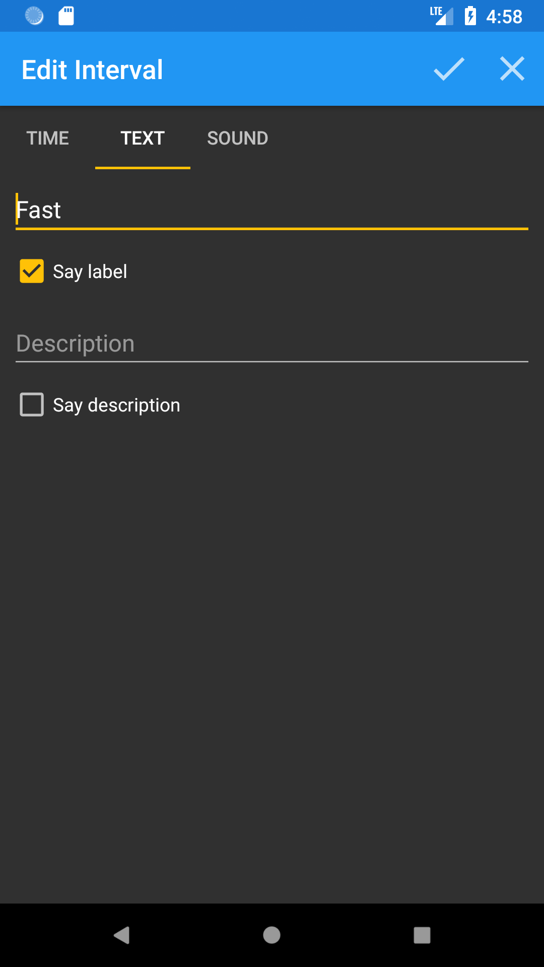 SequiTimer - free, universal, simple and reliable talking interval timer - App on Amazon Appstore