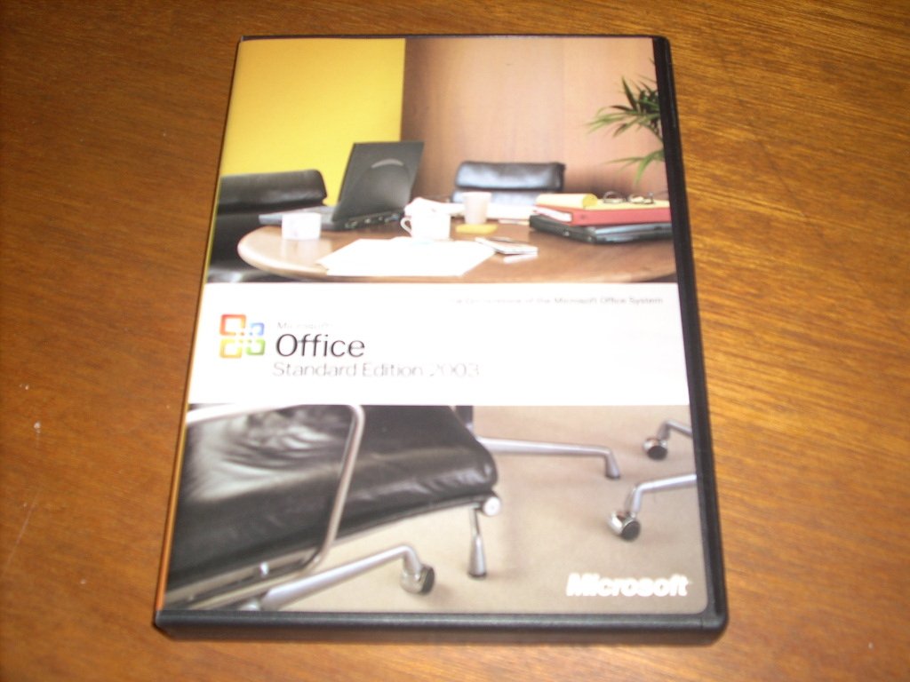 Microsoft Office Standard Edition 2003 Software (2000/XP) CD and User ...