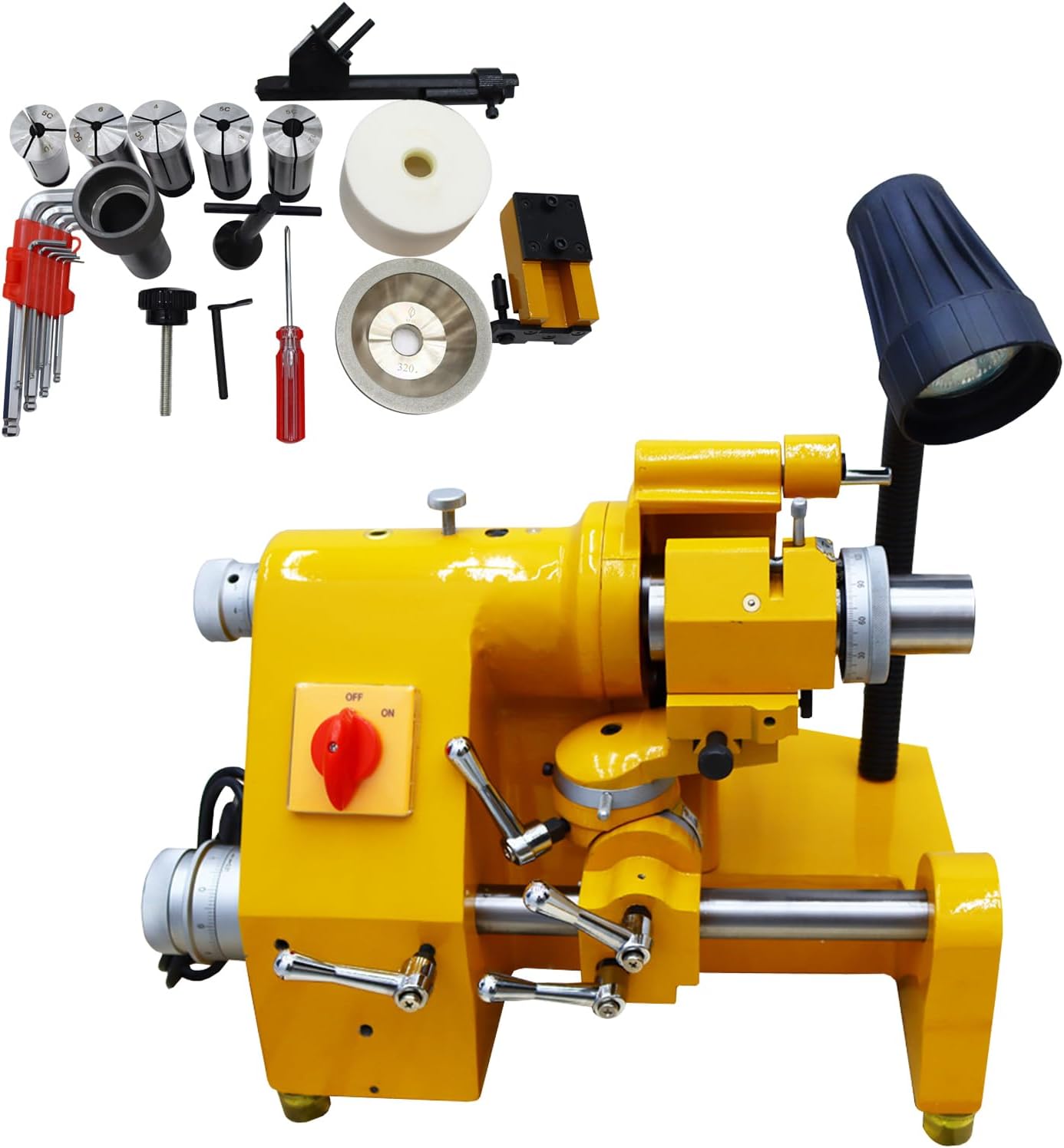 HayWHNKN Universal Cutter Grinder Sharpener 5C Collect Drill Sharpener ...