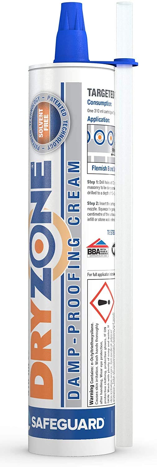 Buy Dryzone Damp Proofing Cream 310ml - Damp Proof Injection Cream for ...