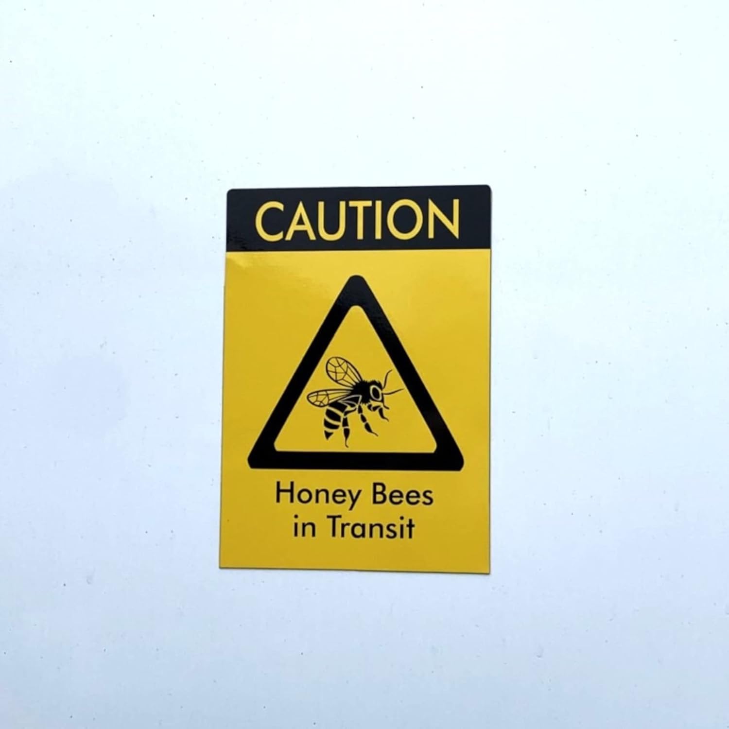 Amazon.com: Beekeeping Warning Sign 'Caution Bees in Transit', A4 ...