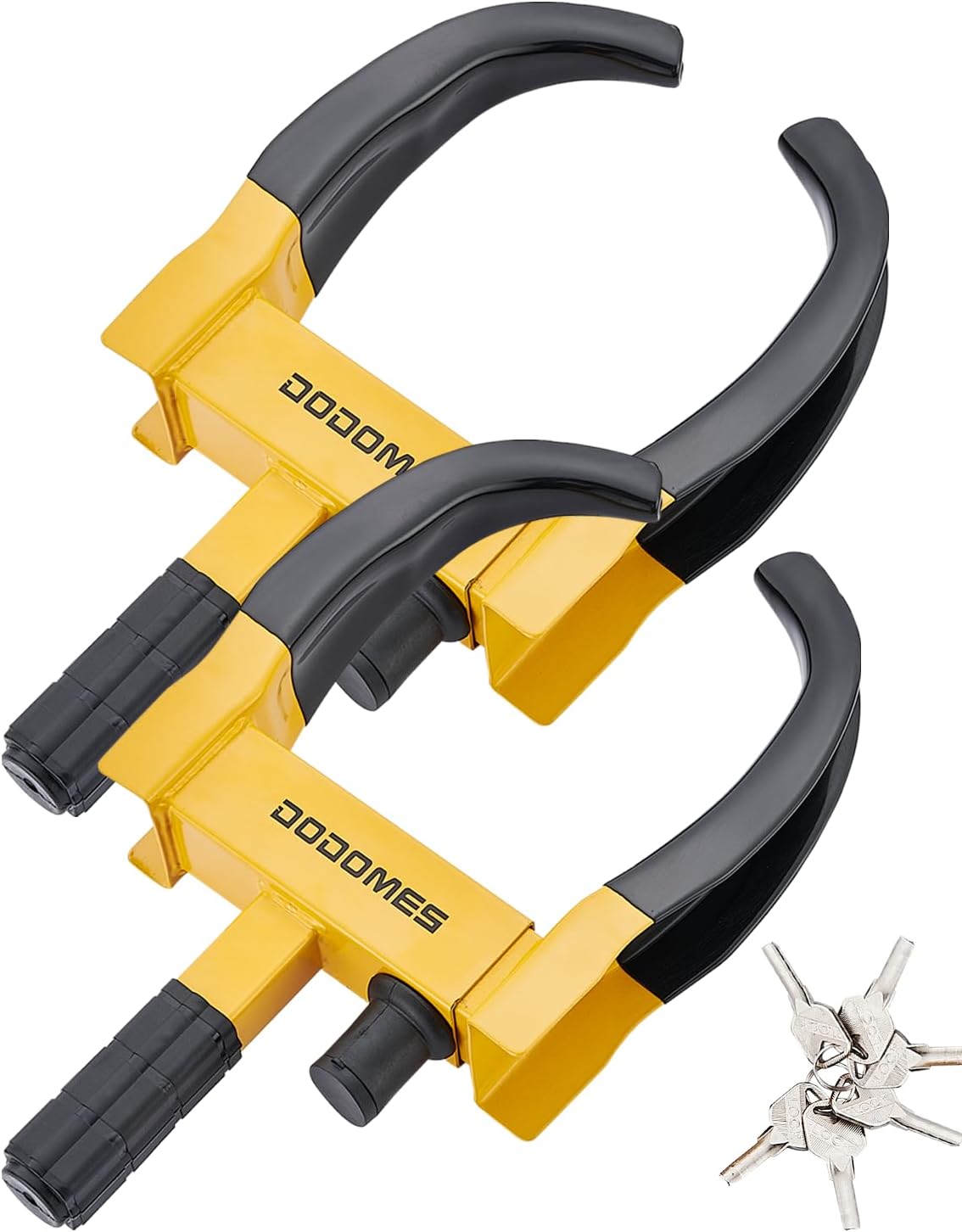 Amazon.com: Dodomes Universal Wheel Lock Heavy Duty Security Tires Lock ...
