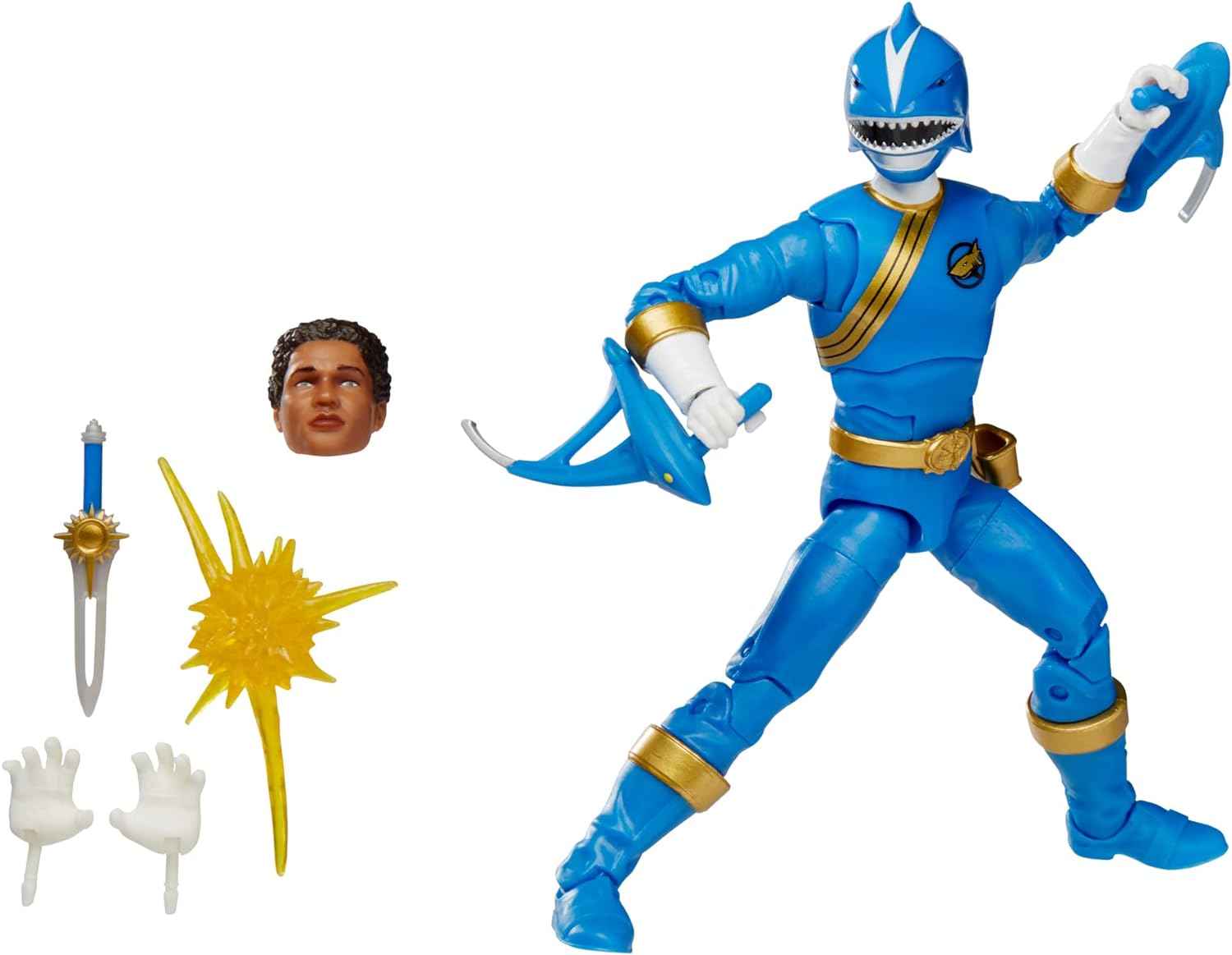Power Rangers Lightning Collection Wild Force Blue Ranger 6-Inch ...