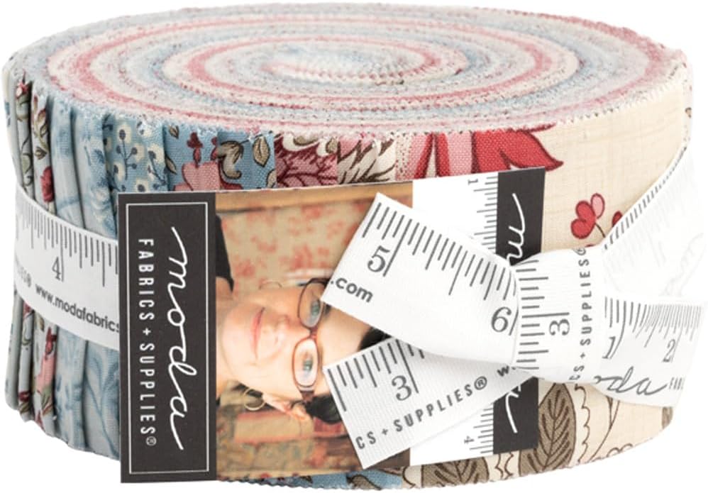 Amazon.com: Moda Fabrics Antoinette Jelly Roll by French General 13950JR