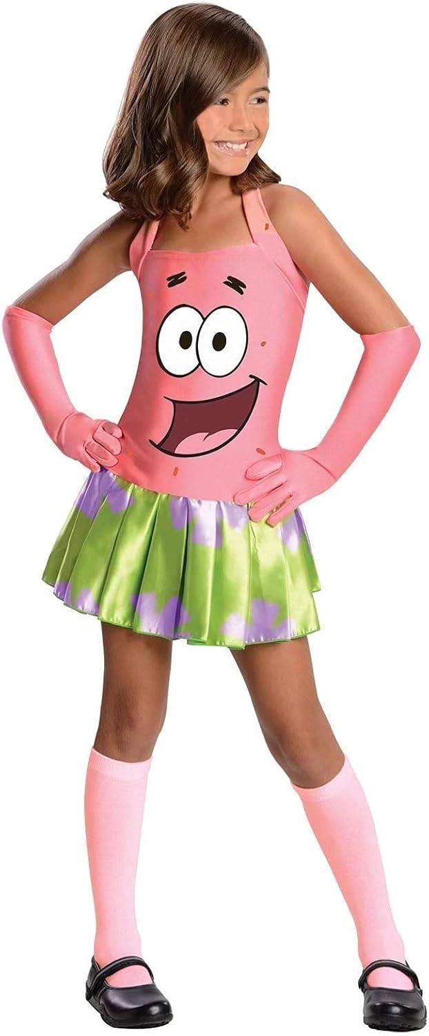 Rubies Costume Co SpongeBob Squarepants Girl's Patrick Costume, Medium ...