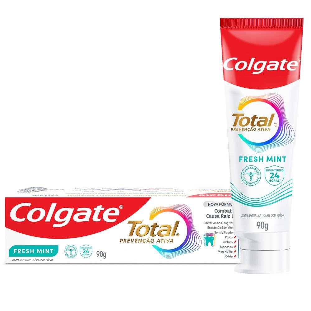 Creme Dental Colgate Total Advanced Fresh 90g : Amazon.com.br: Saúde e ...