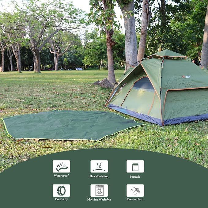 Waterproof Tent Ground Cloth Tent Ground Cloth,Octagonal Tent Floor ...