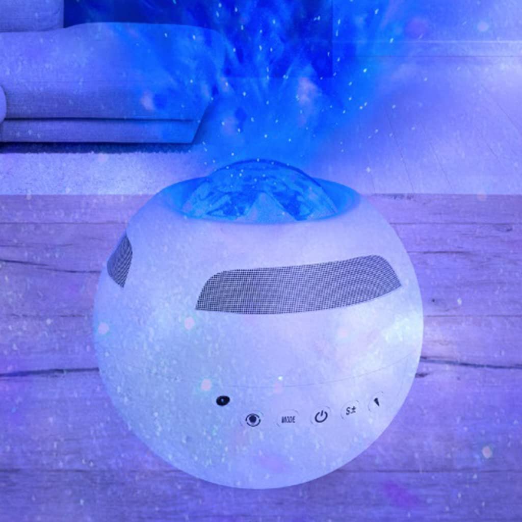 Frixen Ocean Wave Star Light Remote Control LED Flame Skylight Ocean ...