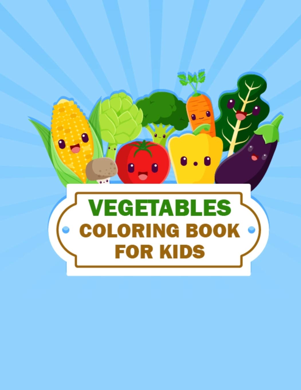 Coloring Book Pages Vegetable