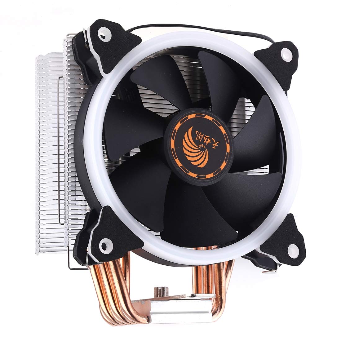 Computers Fans Cooling 6 Copper Tubes CPU Heatsink Hydraulic Bearing ...