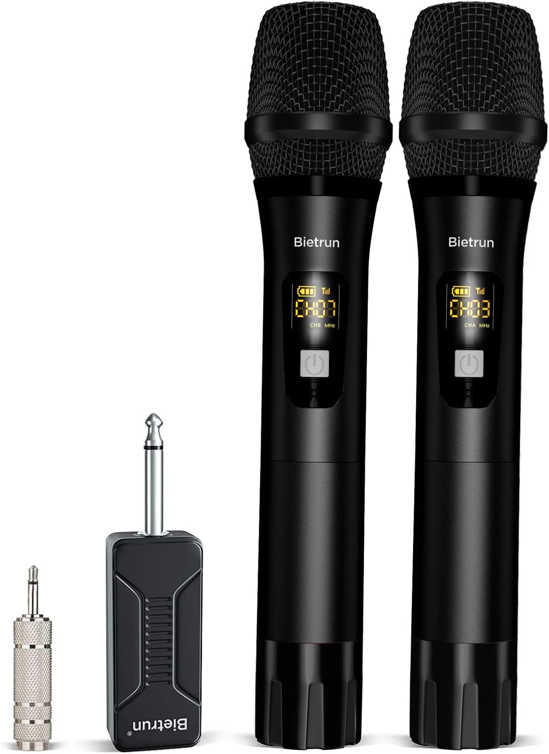 Amazon.com: The Platinum Wireless Microphone for mic Input UHF Metal ...