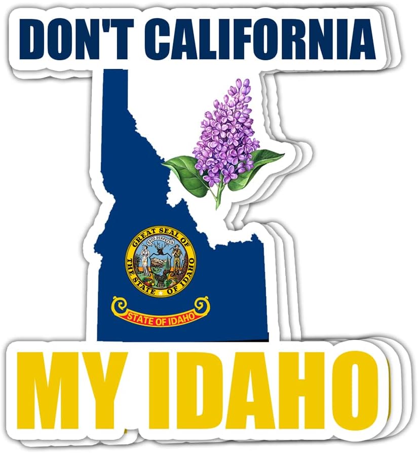 Amazon.com - HOHYTA (Set of 3) Don't California My Idaho Sticker Idaho ...