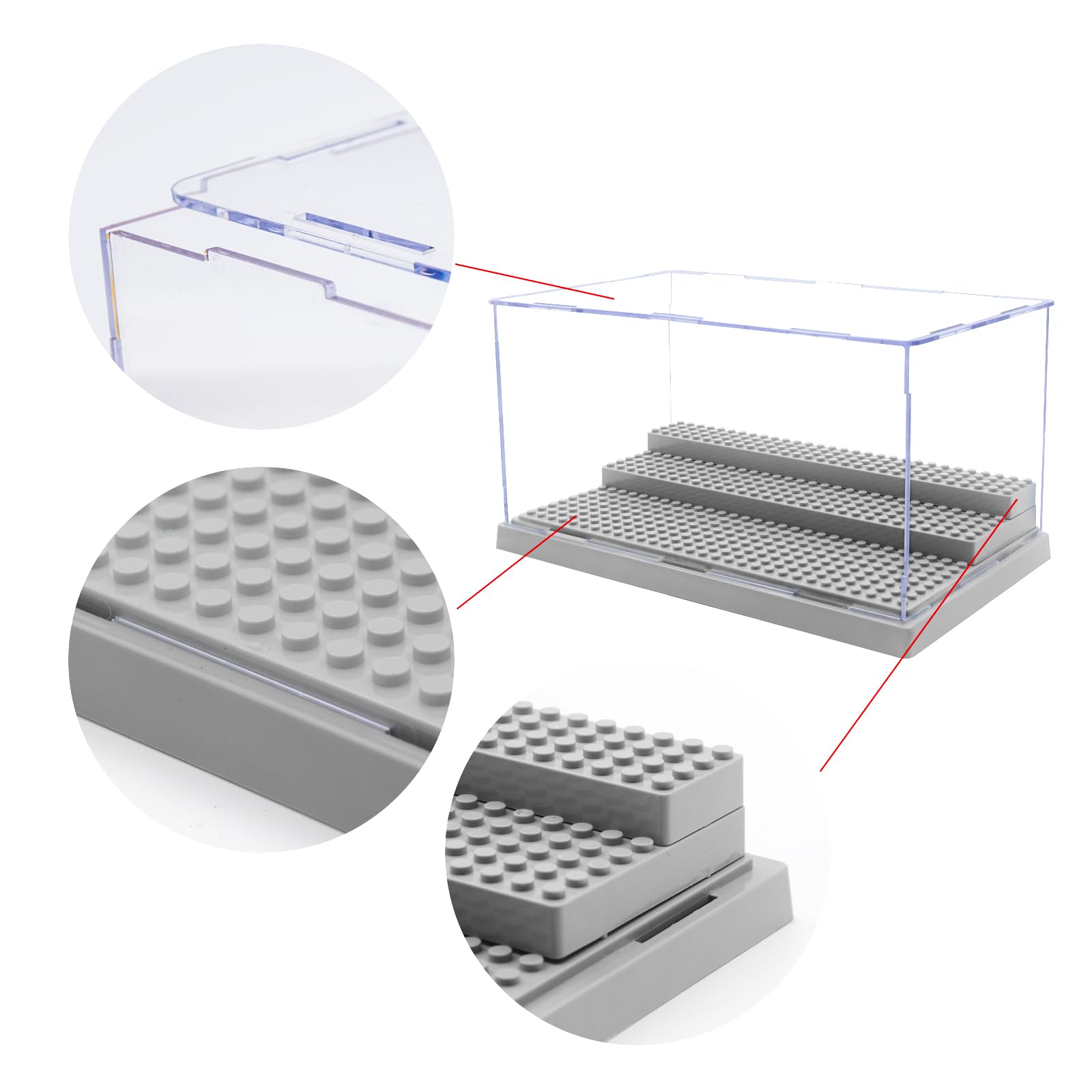 Snapklik.com : WMM Minifigure Display Case For Action Figures Blocks ...