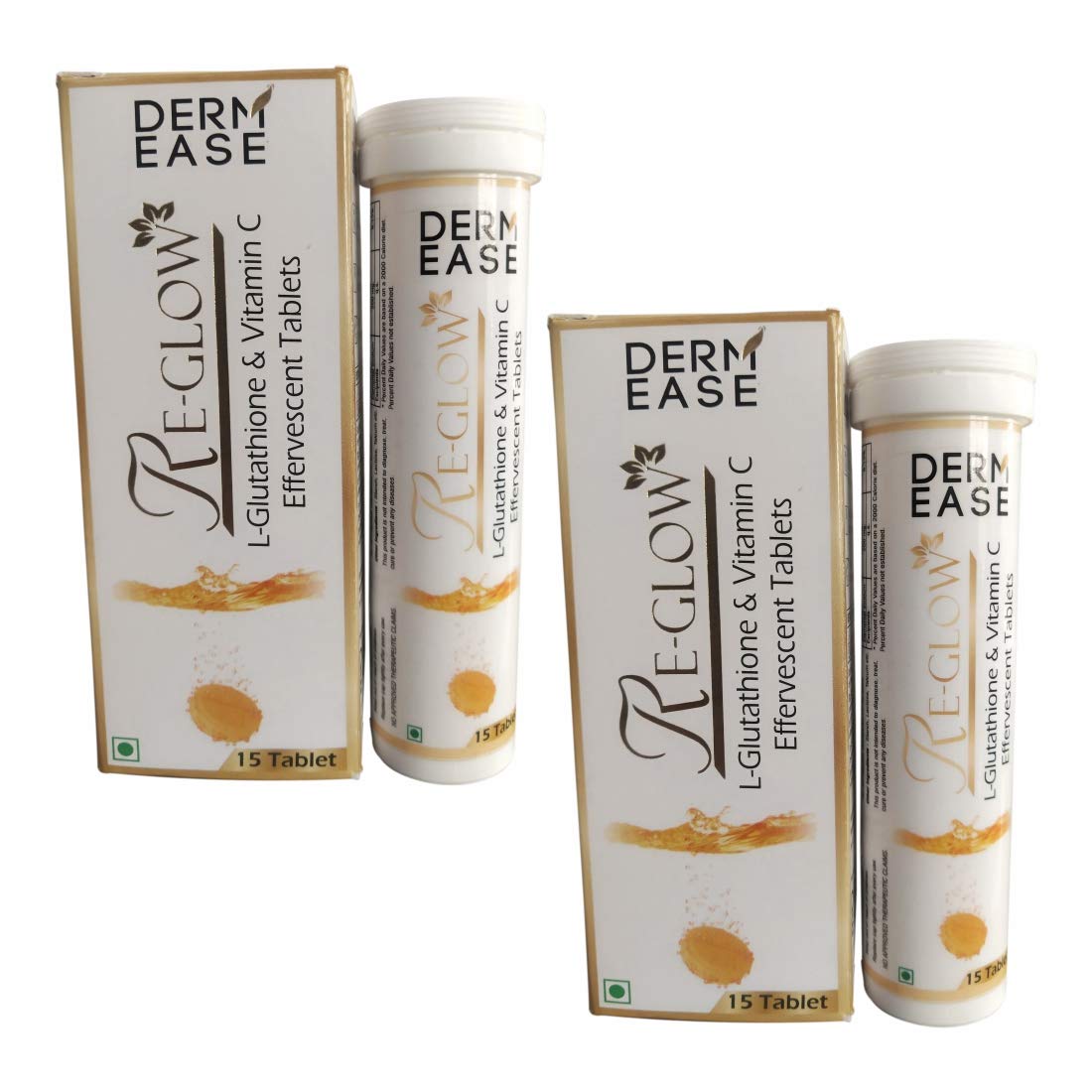 Buy DERM EASE RE-GLOW Effervescent Tablet | Prevents Acne | Reduces ...