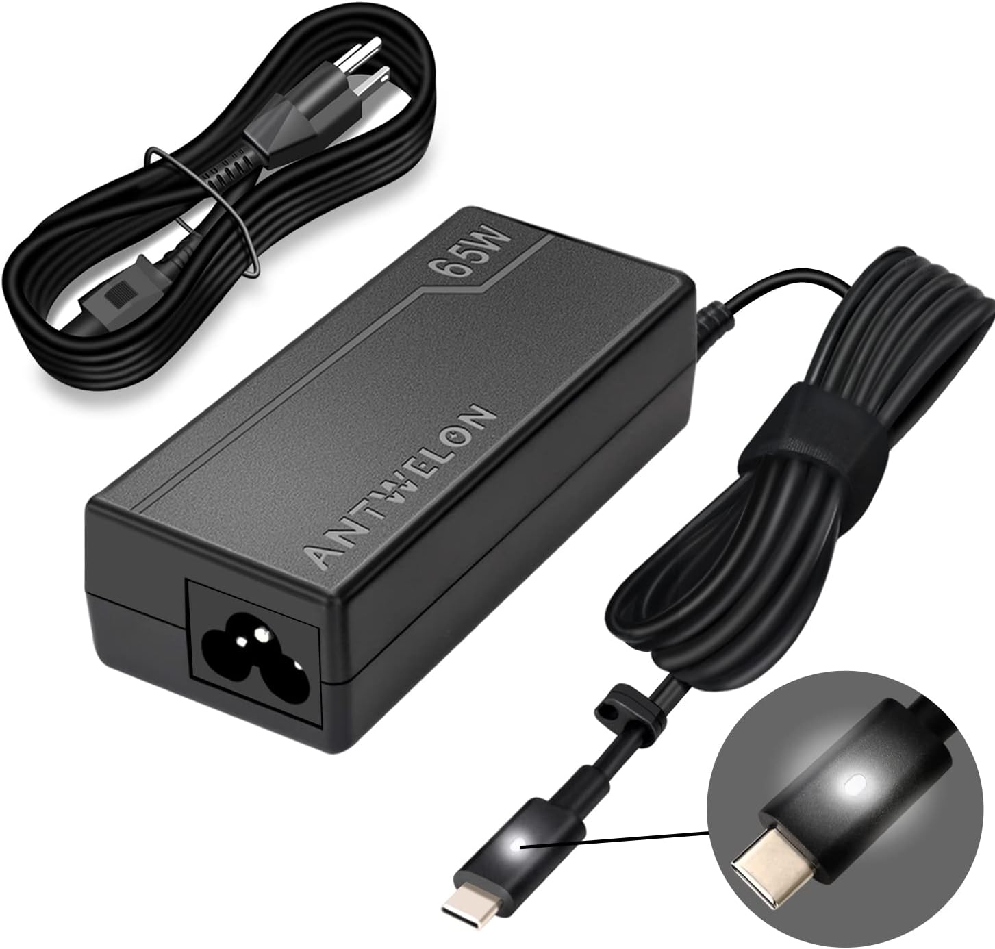 Amazon.com: 65W 45W USB C Laptop Charger Universal Type C for Lenovo ...