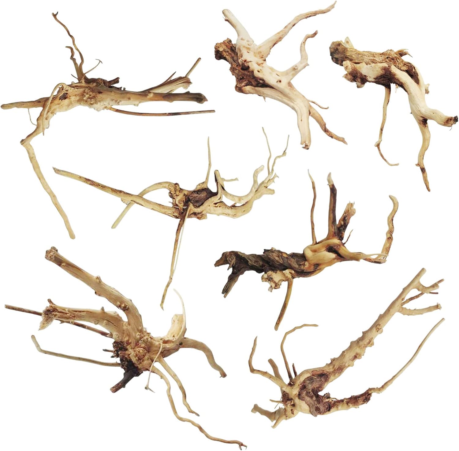 Amazon.com : kathson 7 PCS Natural Aquarium Driftwood Reptile Branches ...