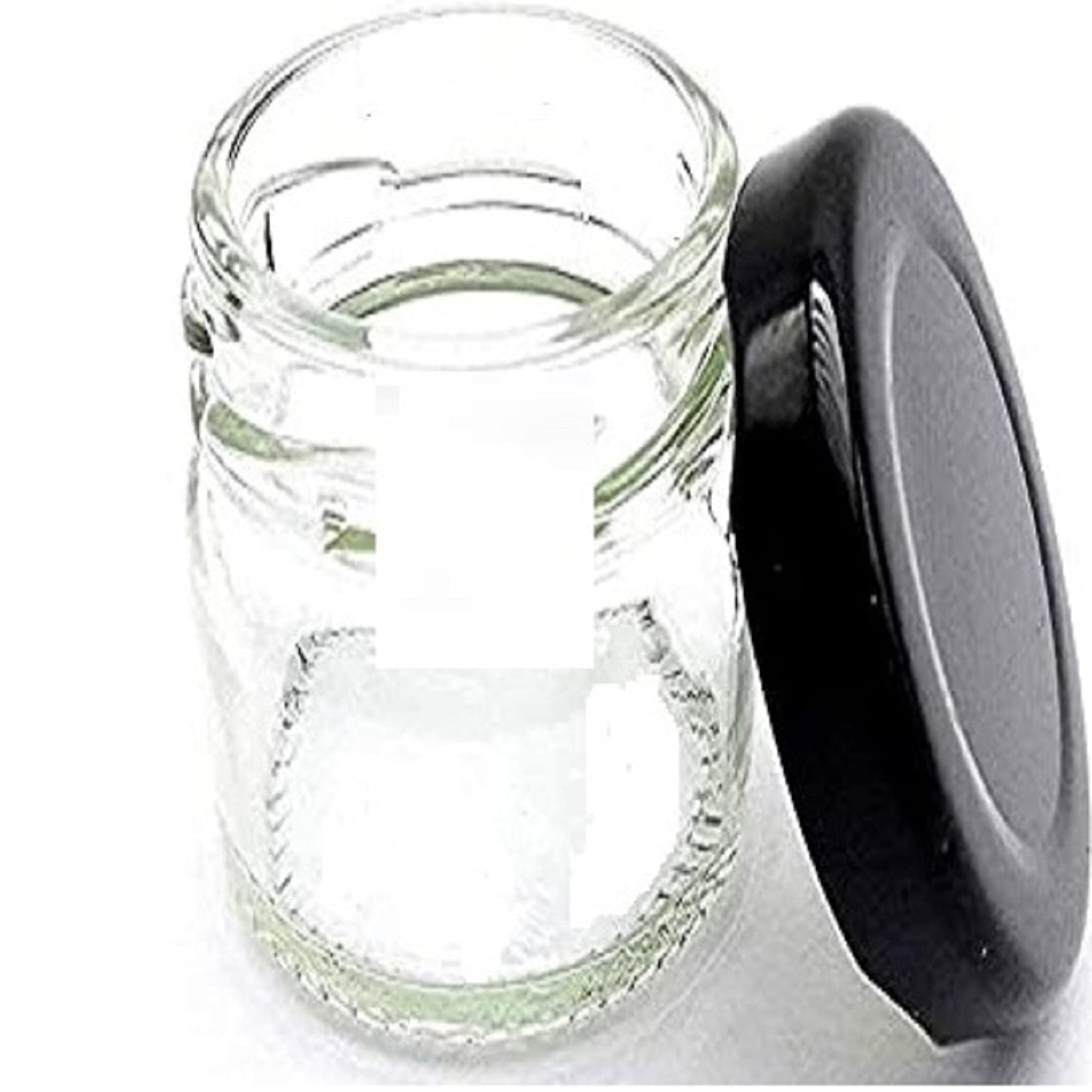 Buy Knv Small Mini Jar Set With Black Lid For Storage Kesar 5 Pic ...