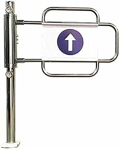Entrance Porch Safety Gate, Supermarket Metal Manual Swing Gate ...