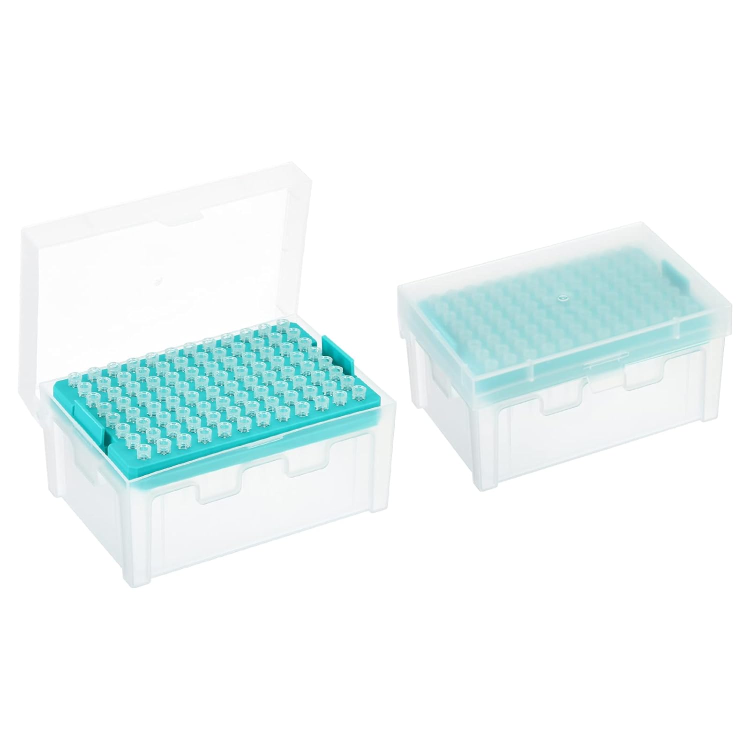 PATIKIL 10ul Filtering Pipette Tips, 2 Sets 96 Tips/Rack(Green) Plastic ...