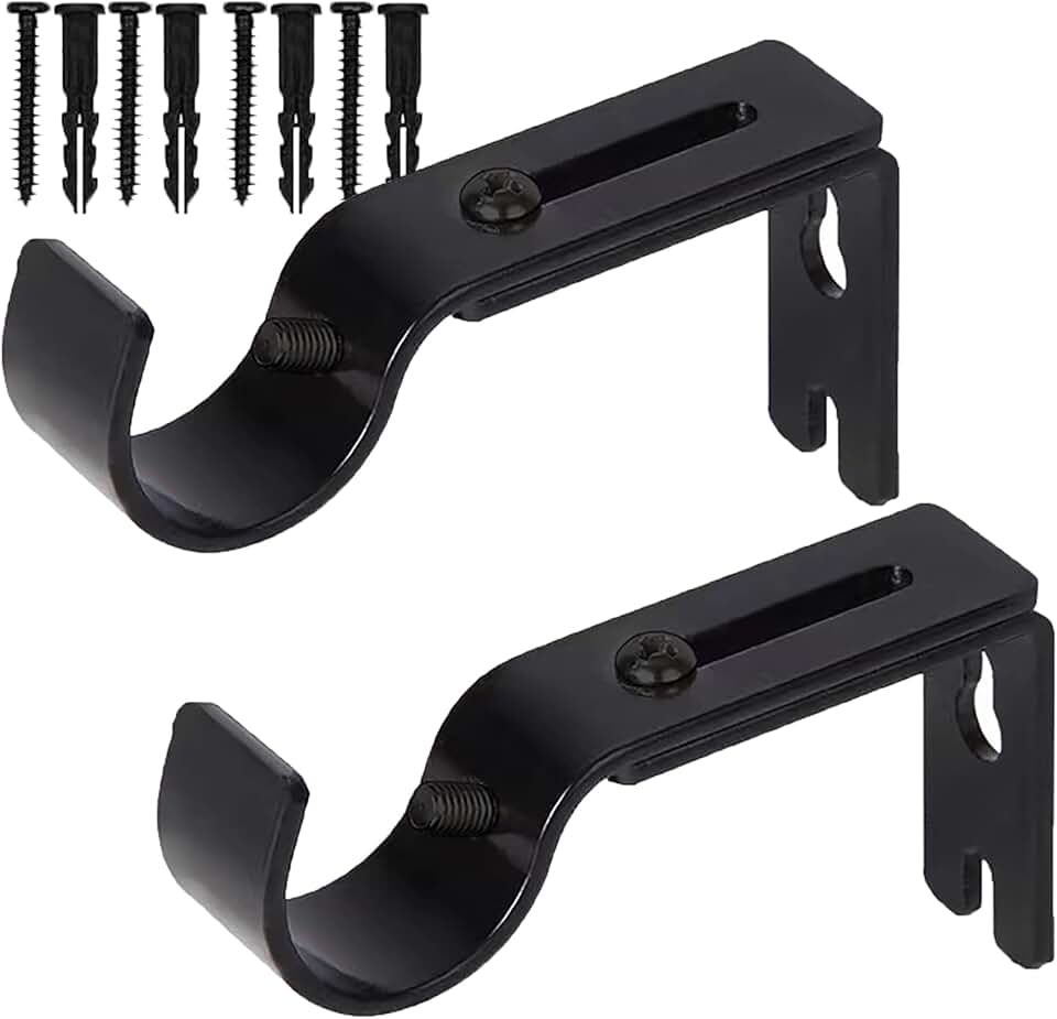 Amazon.com: Window Hardware Rod Holders - Window Hardware Rod Holders ...