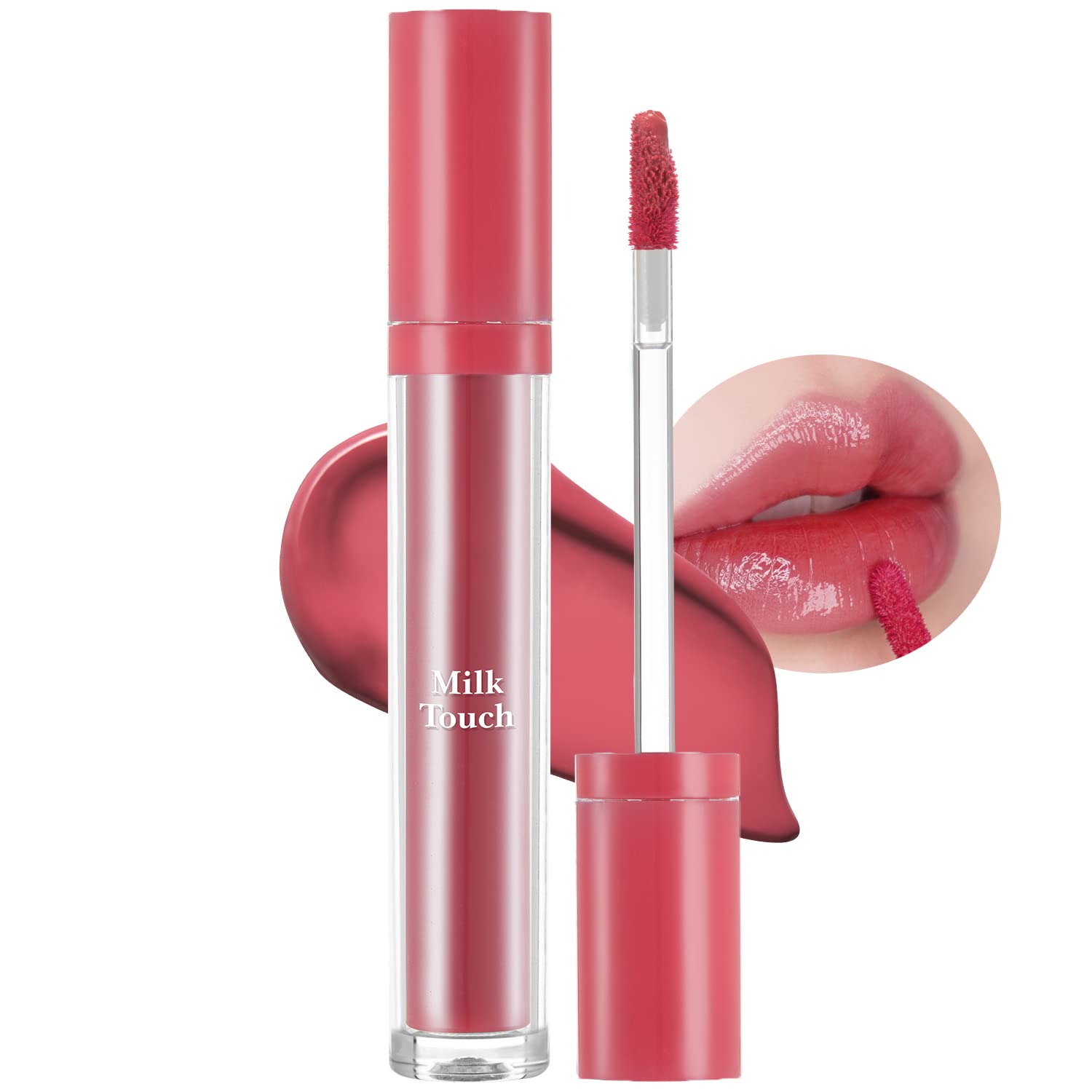 Amazon.com : MILKTOUCH Glossy Jelly O Lip Tint (Berry Bear) - Vivid ...