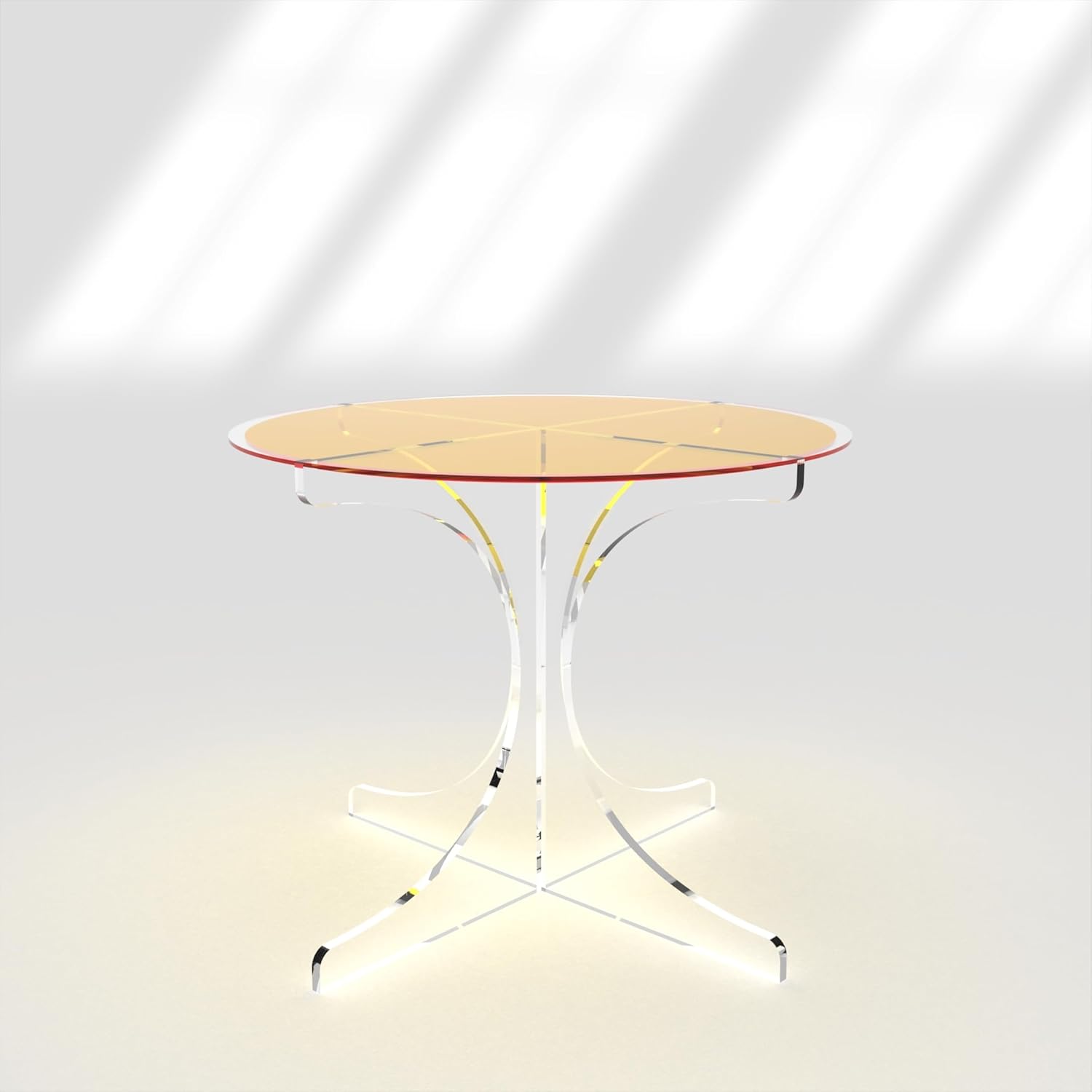 Amazon.com: AcrylicTop Acrylic Side Table Levels Style, Neon Pink ...