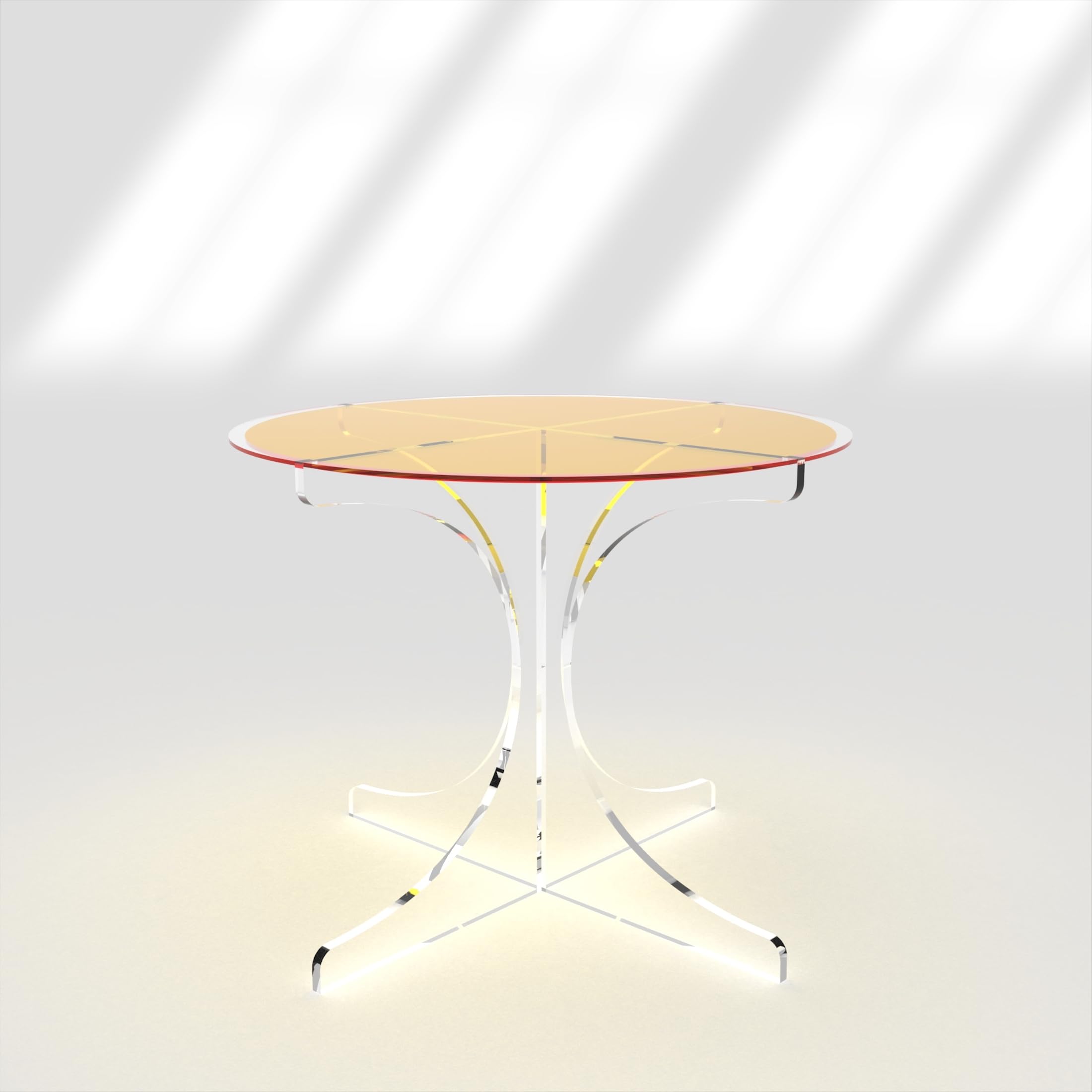 Amazon.com: AcrylicTop Acrylic Side Table Levels Style, Neon Pink ...