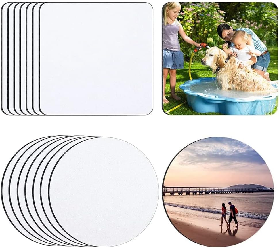 30 Pcs Sublimation Coasters,Sublimation Blanks Round Coasters,Blank ...