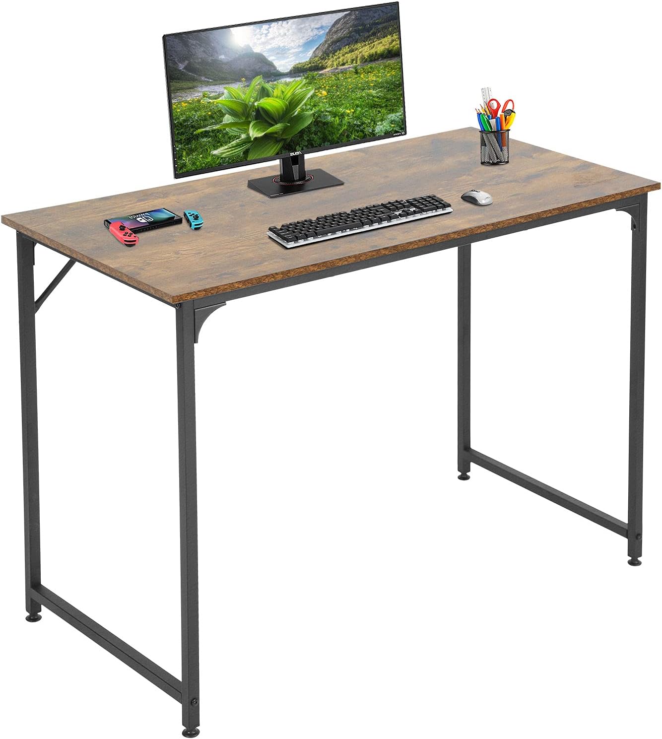 Amazon.com: BestOffice Computer Desk Home Office Desk 39 inches Gaming ...