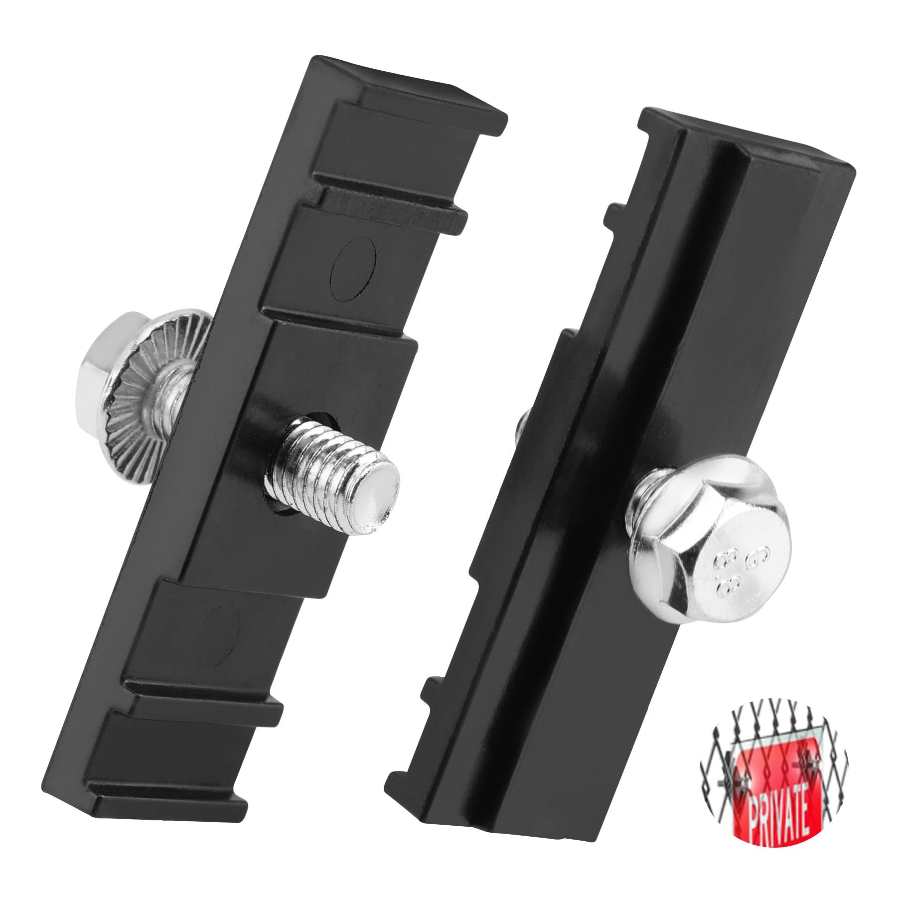 Snapklik.com : 20pcs Chain Link Fence Signs Mounts Fastener Clips, For ...