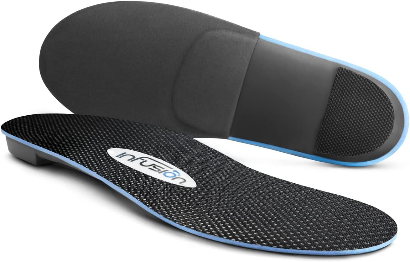 Amazon.com: Infusion Ultra-Soft Shoe Insoles: Padded Foot Orthotic ...