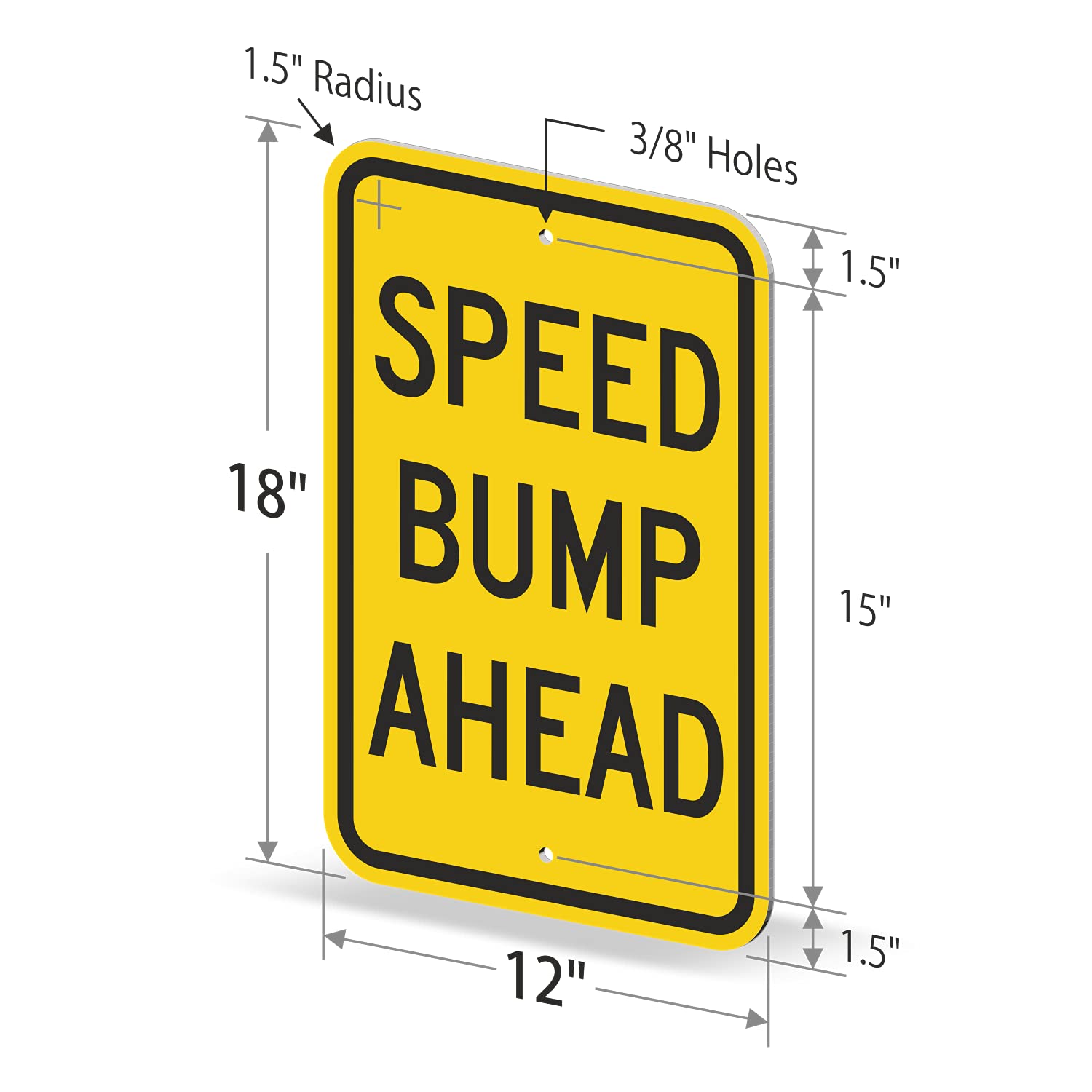Bump Ahead Road Sign