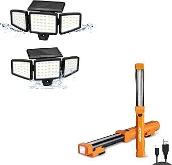 EverBrite Solar Lights Outdoor 1000LM LED Work Light - Amazon.com