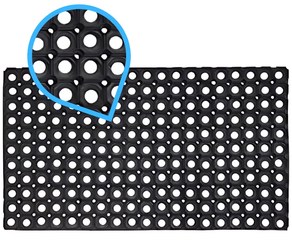 Trendi® Rubber Hollow Mat Outdoor Entrance Thick Children Playground ...