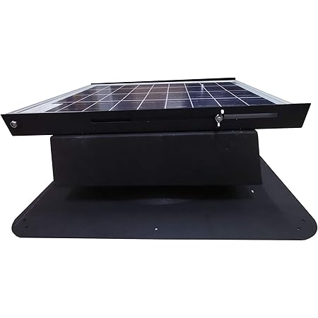 Amazon.com : 30-Watt Solar Attic Fan (Black) with Thermostat ...