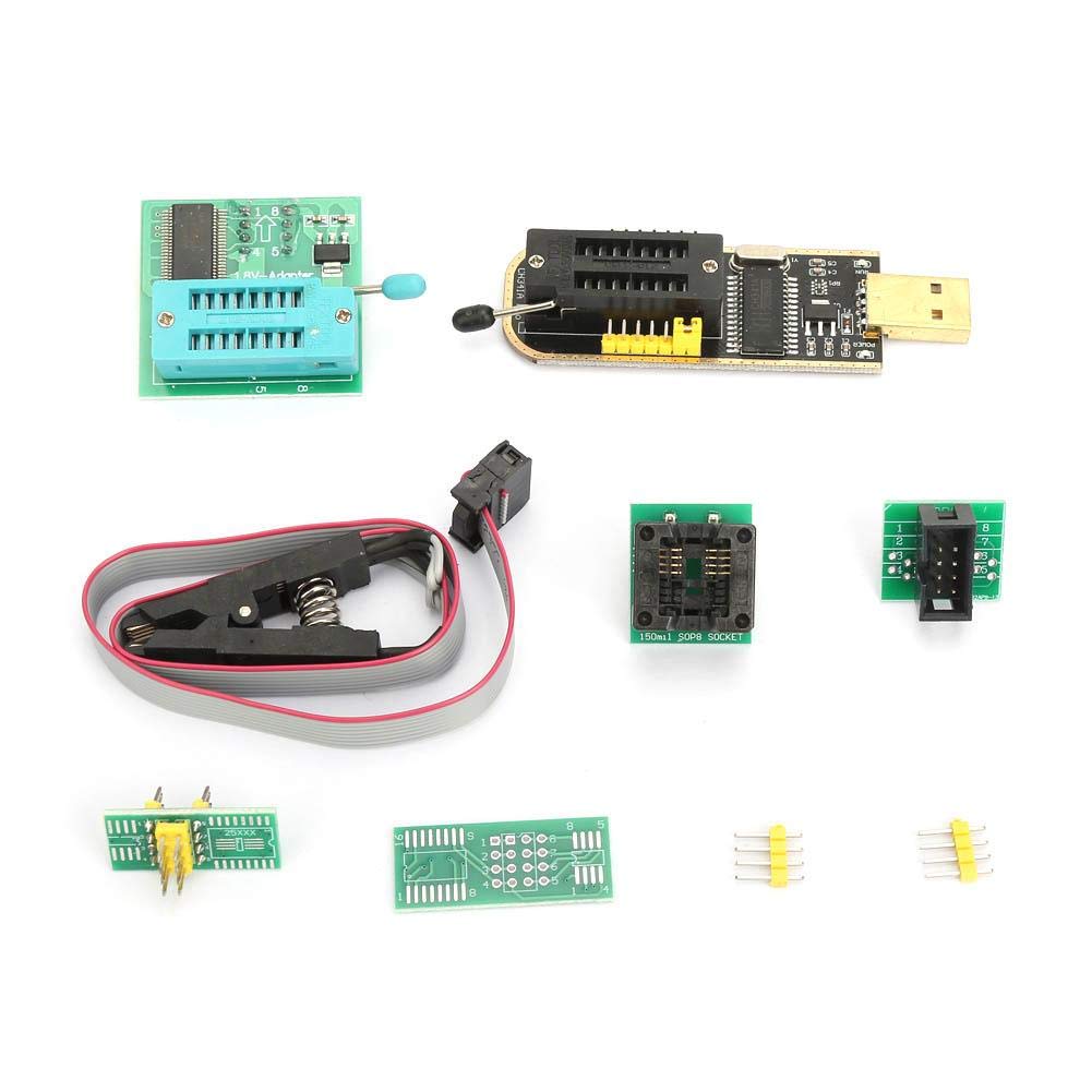 CH341A USB Programmer,Suitable for chip of 24 and 25 series FLASH,with ...