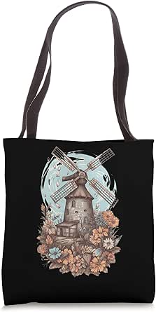 Amazon.com: Pastel Flowers Fairycore Cottagecore Aesthetic Windmill ...