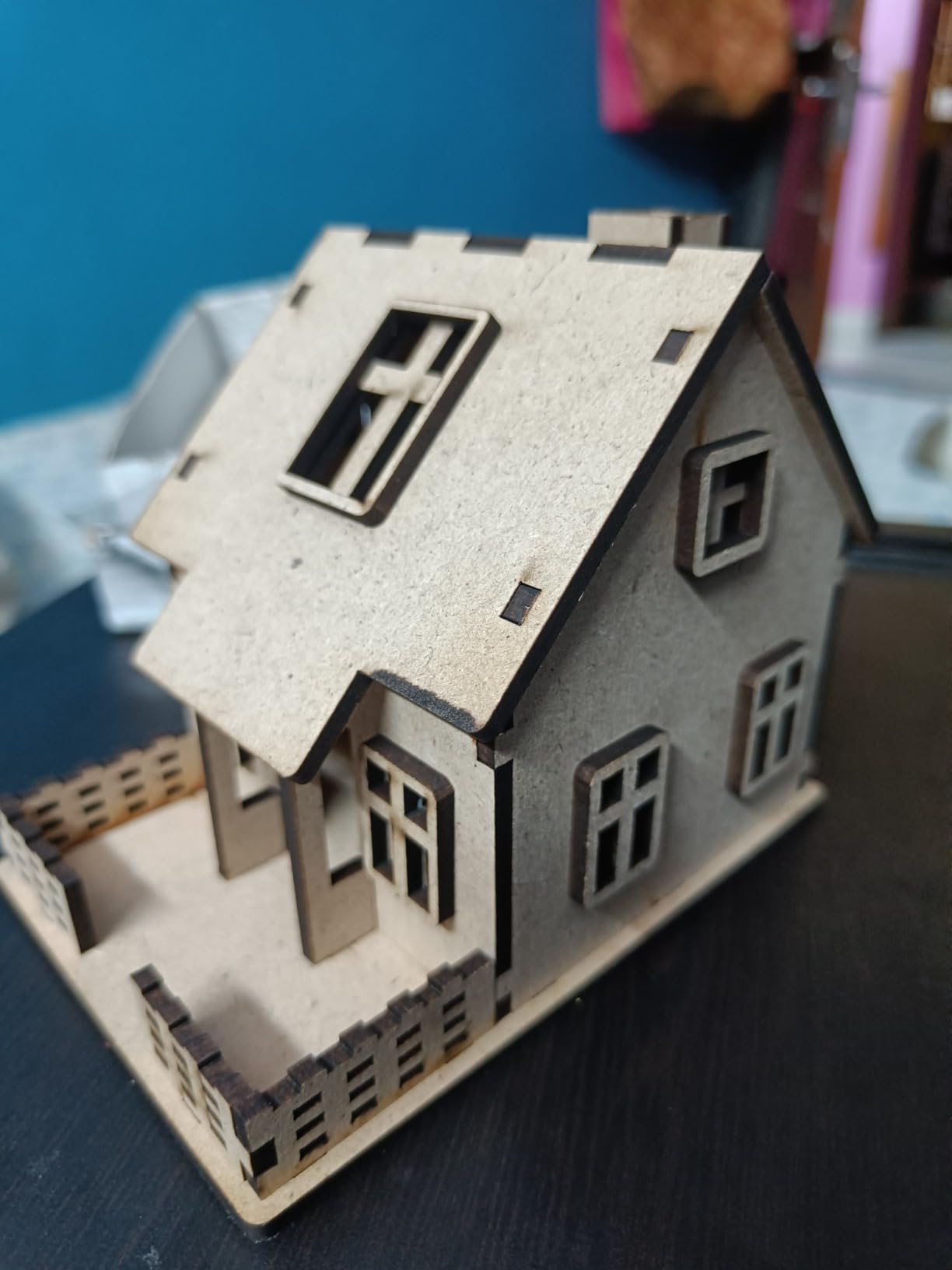 TRENDING HUT 3D MDF Puzzle House 3D Puzzle for Kids | Birthday Gift for ...