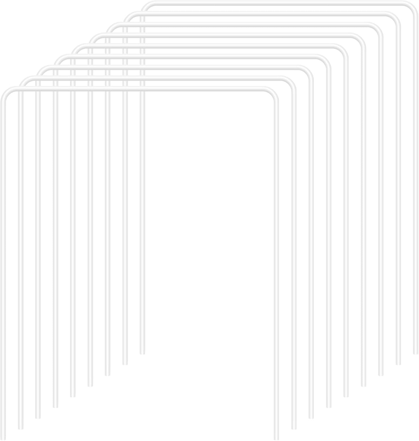 Amazon.com: Set of 9 White Croquet Wickets Replacement,Wire Wickets ...