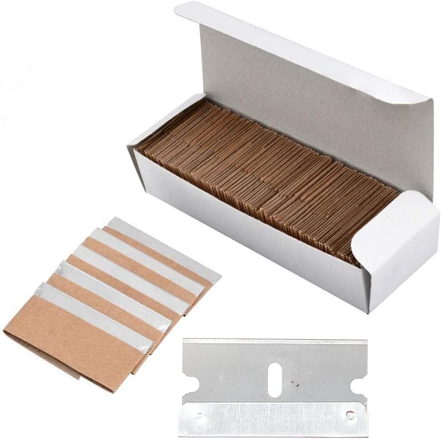 Amazon.com: GamesEight Razor Scraper Blades, Sticker Remover 100 ...