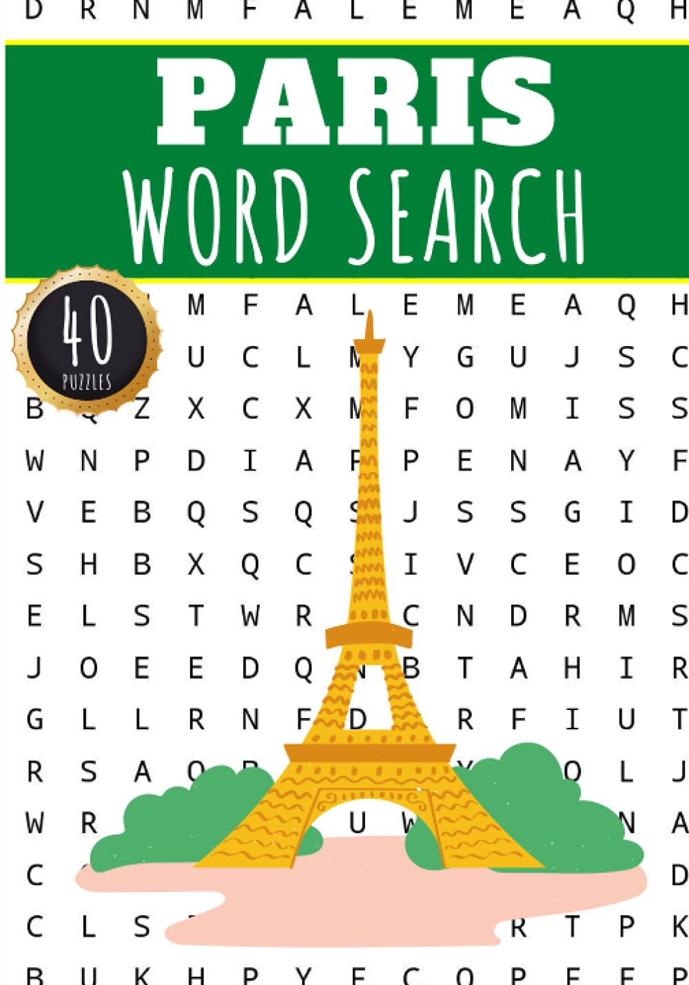 Eiffel Tower Word Search Puzzle