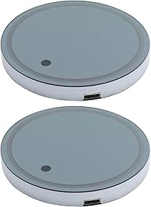 Amazon | KOYOKOMA 車用 イルミネーションライト 2個セット ドリンクホルダー LEDライト 光る コースター マルチカラー 点灯モード切替 USB充電式 配線不要 簡単設置 ...