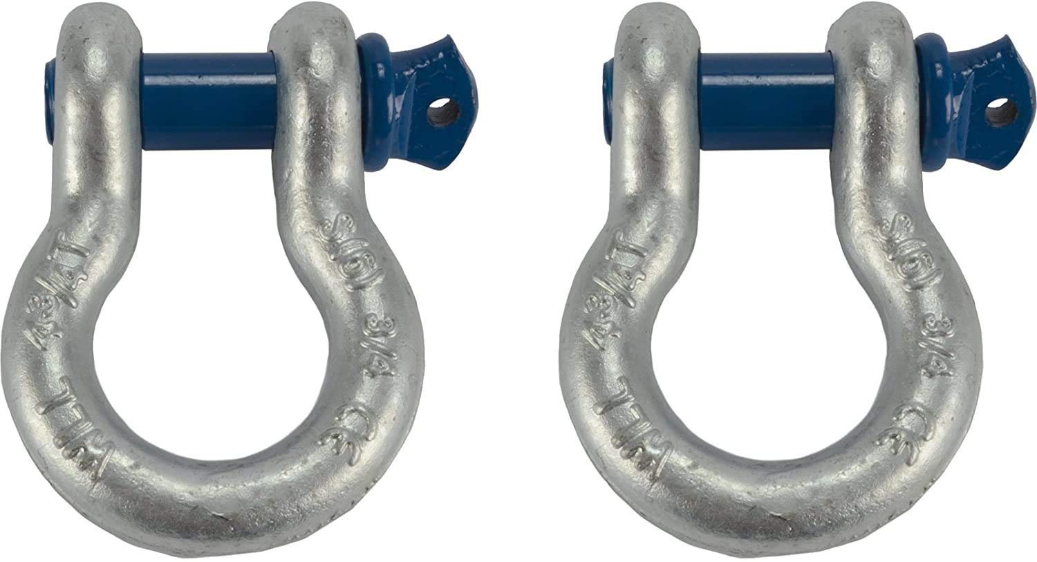Snapklik.com : TEMCo 5/8" X 3.25 Ton D Ring Bow Shackle