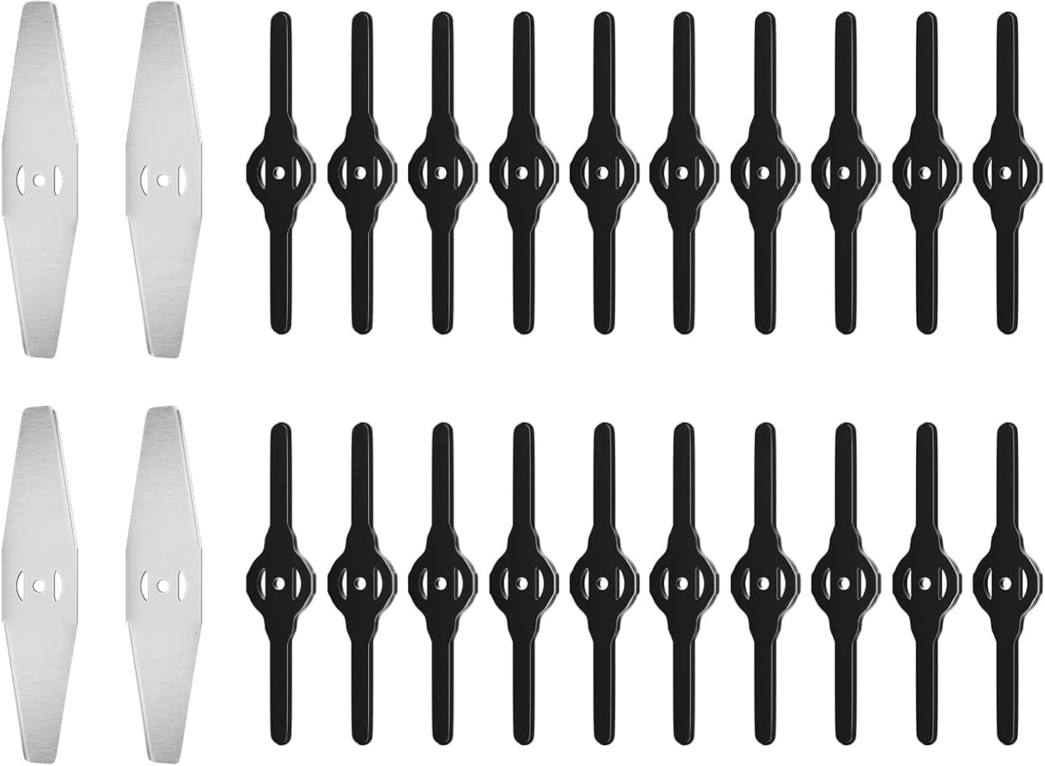 Amazon.com: 24 Pcs Grass Trimmer Replacement Blade, Cordless Weed ...
