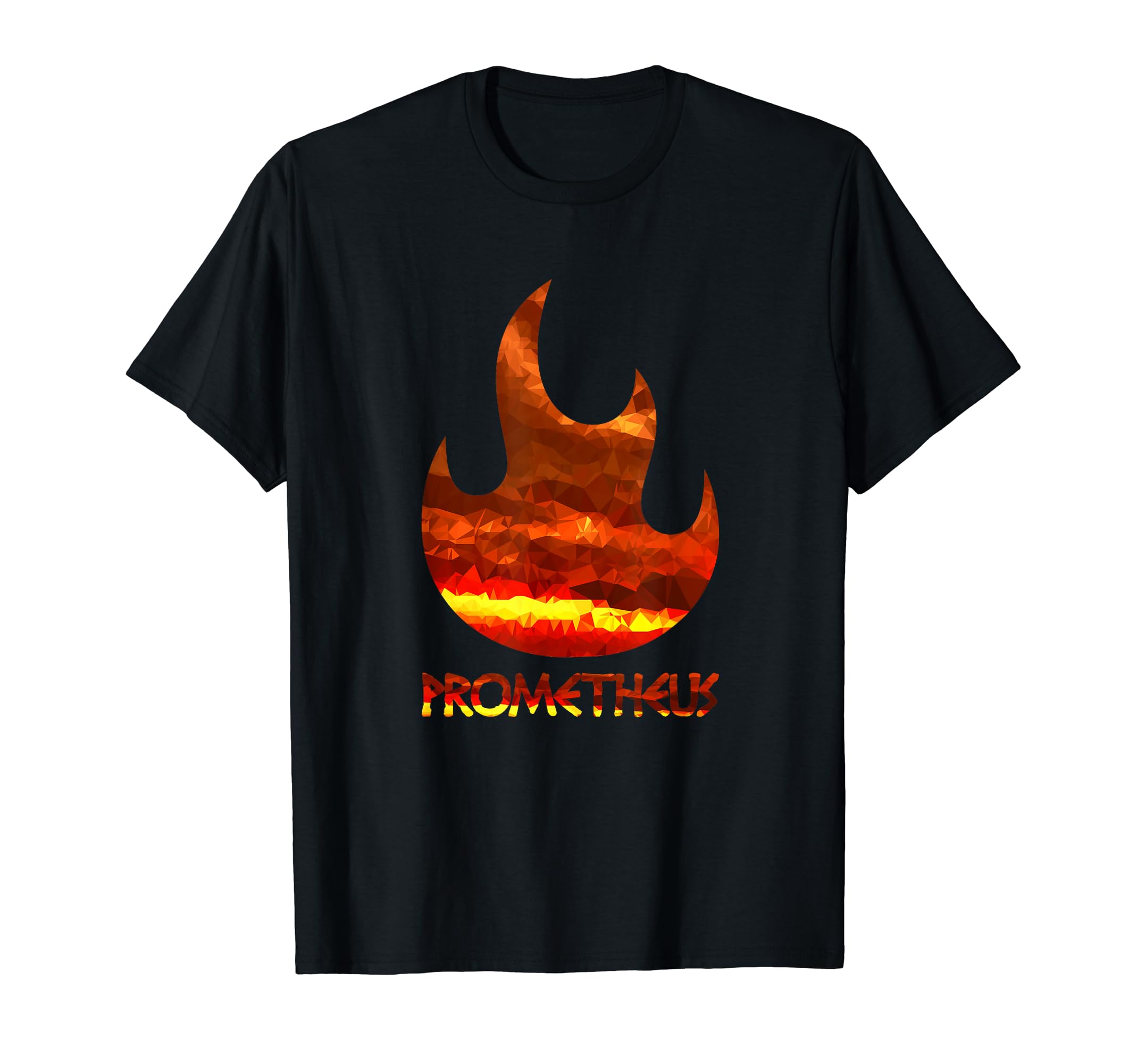 Amazon.com: Prometheus Fire T-Shirt Greek Mythology Ancient Greece ...