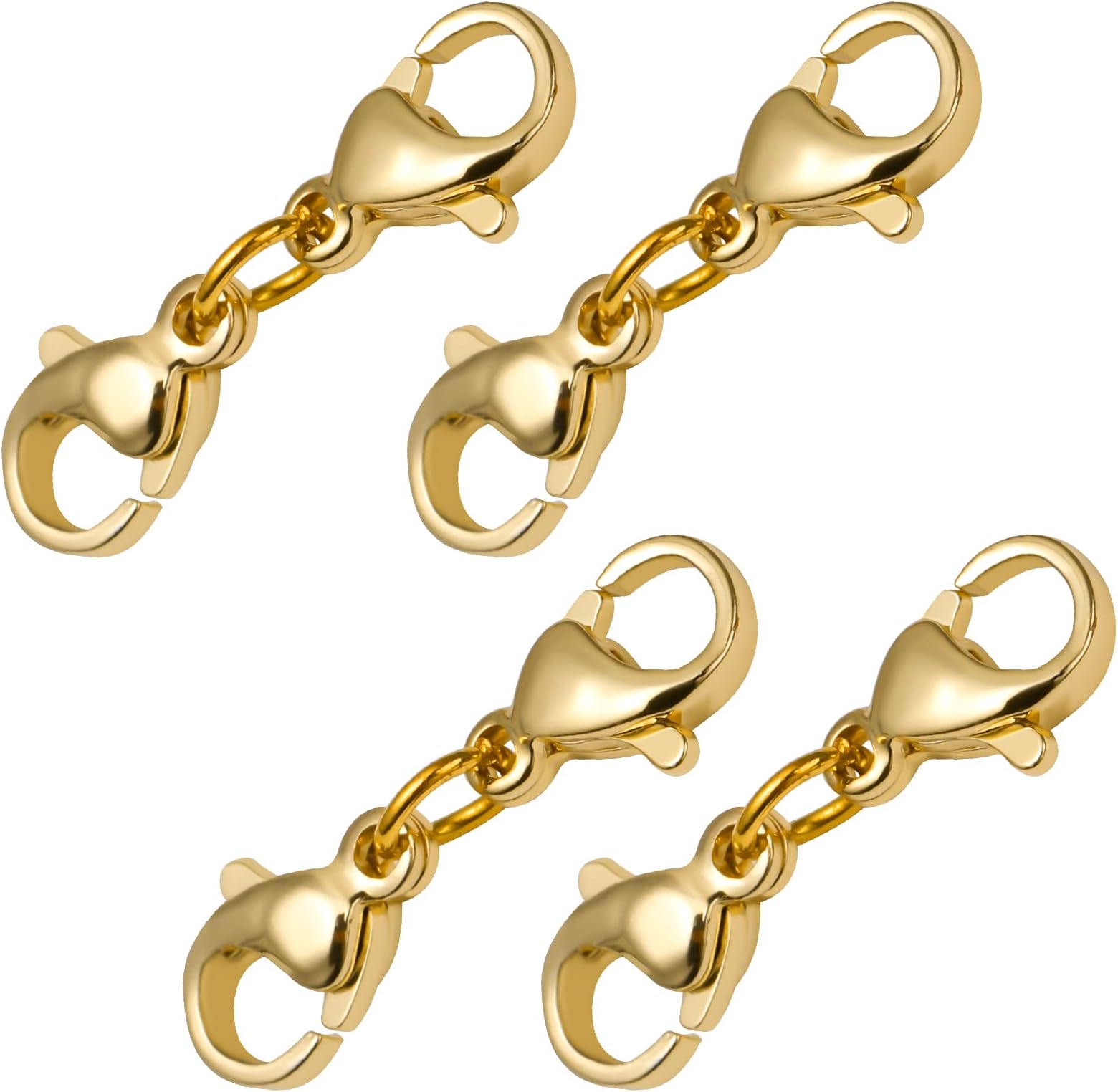 Gold Necklace Extender Gold Chain Extenders for Necklaces 18k Plated ...